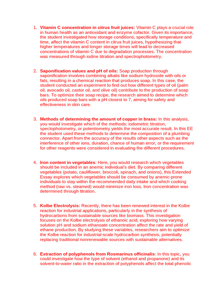 Chem Ee Topics | PDF | Catalysis | Ester