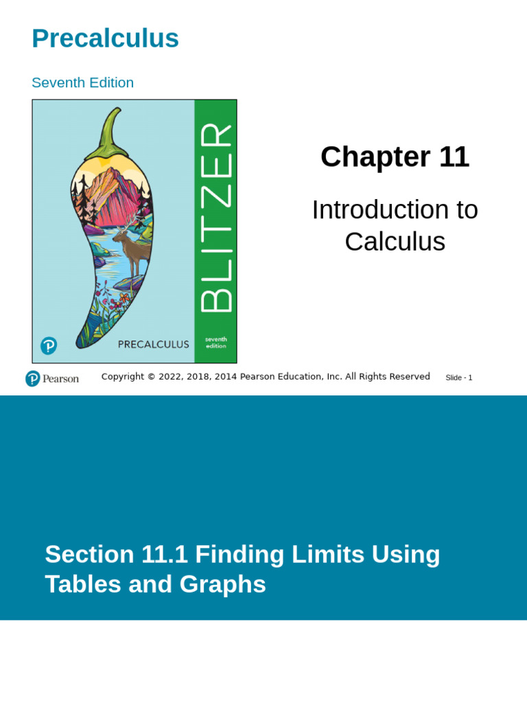 11.1 Finding Limits Using Tables and Graphs | PDF | Function (Mathematics) | Mathematical Analysis