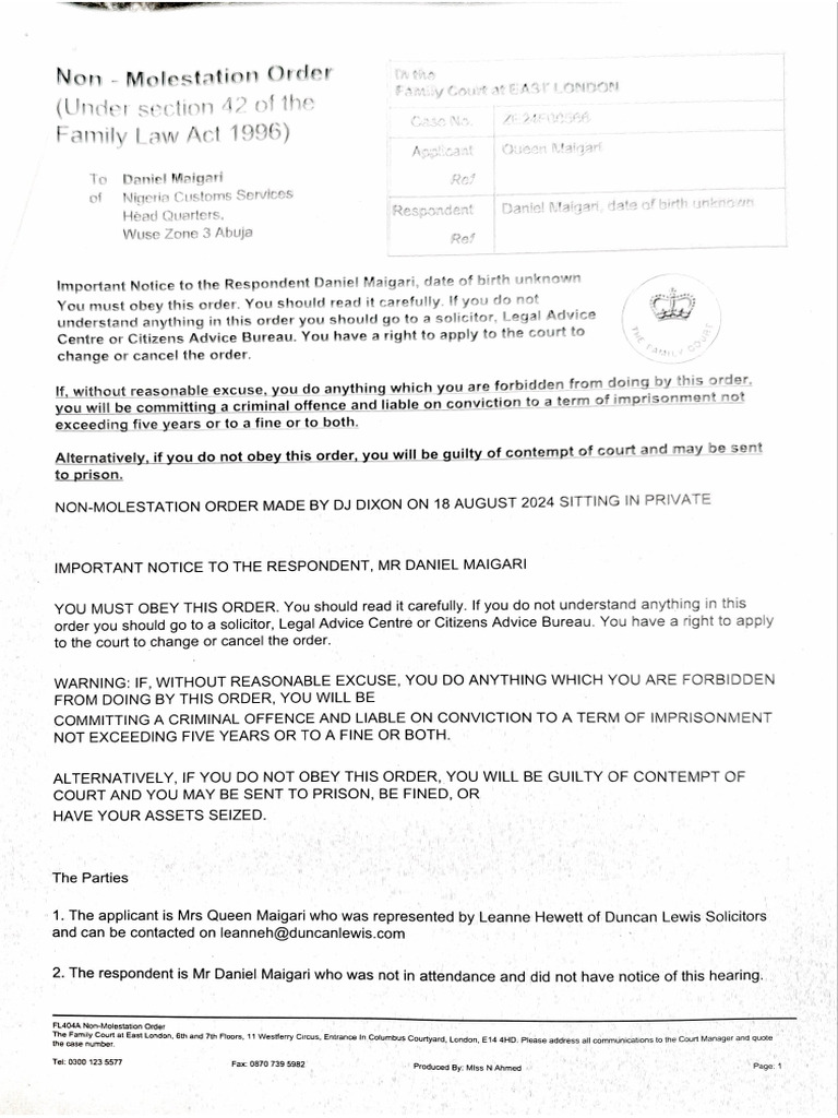 ZE24F00566 NMO Dated 18 August 2024 (Sealed) | PDF
