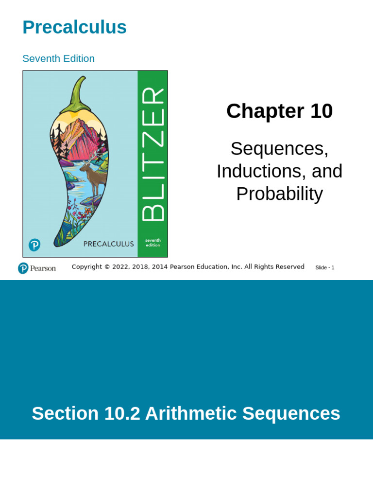 10.2 Arithmetric Sequences | PDF | Mathematics | Mathematical Analysis