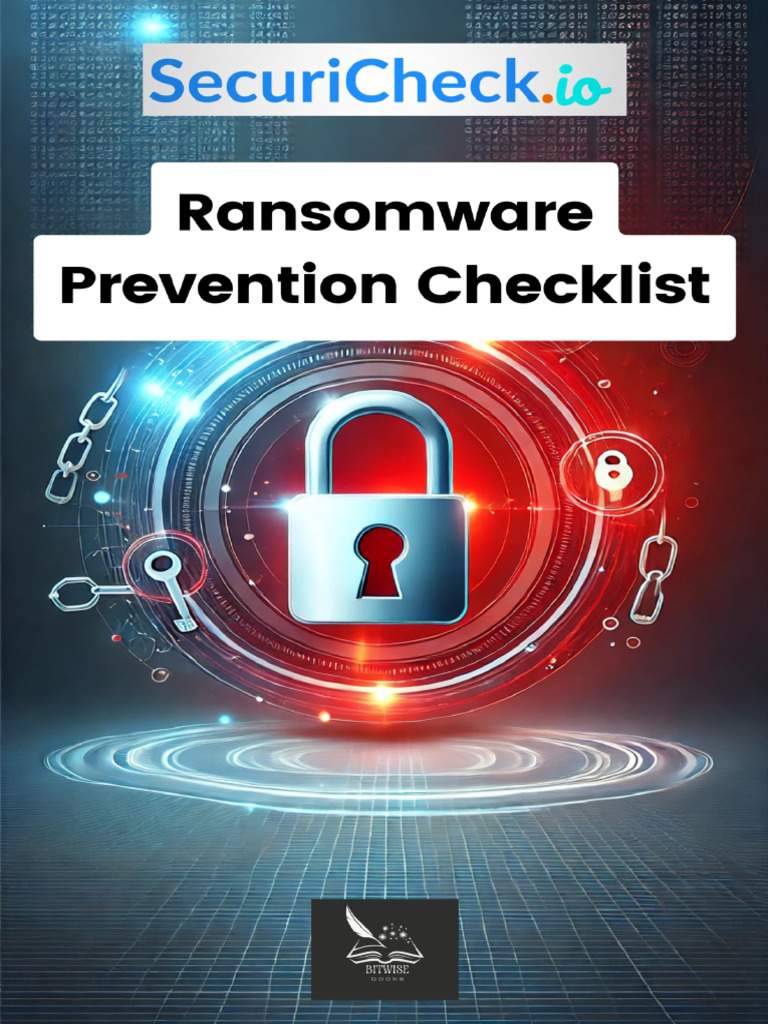 sanet.st_SecuriCheck.io___Ransomware_Prevention_Checklist_nodrm | PDF ...