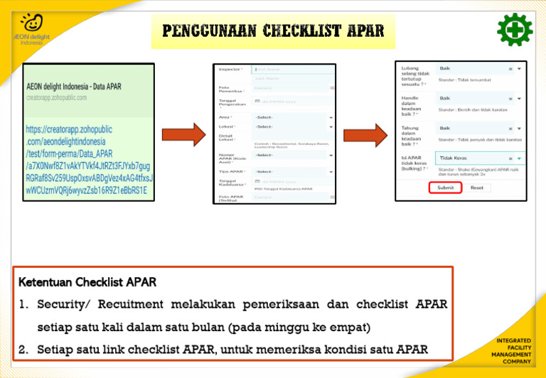 Tata Cara Checklist Apar | PDF