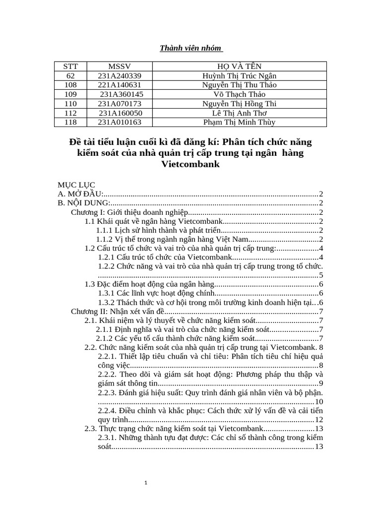 Nd Tổng Hợp Đề Tài Tl Cuối Kì Môn QTH | PDF