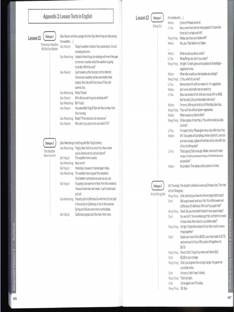 Lesson Text English Translation | PDF