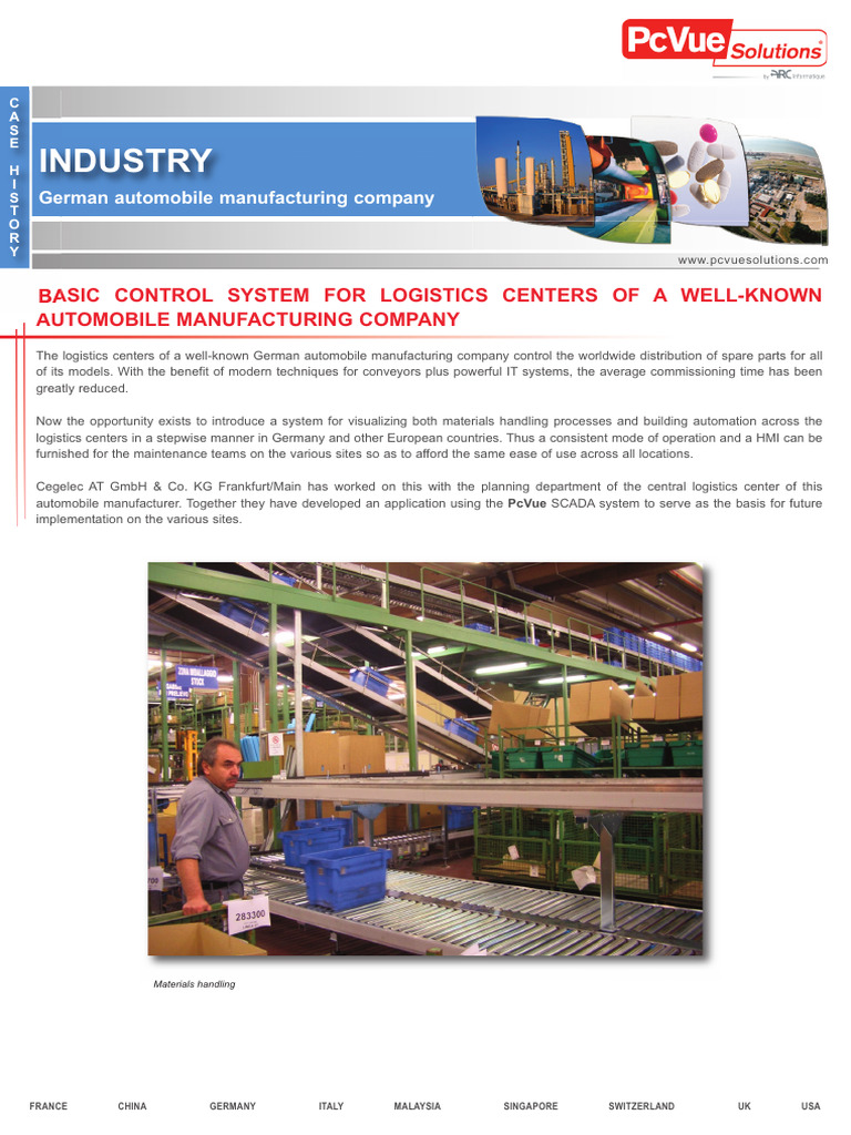 Scada - Boss CH - Industry - Cegelec - 09-07-10 - en | PDF | Databases | Server (Computing)