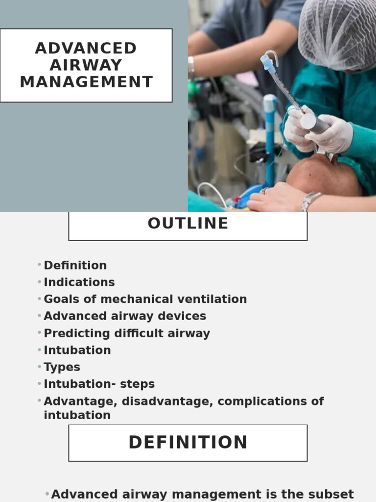 Advanced Airway Management | PDF | Intensive Care Medicine | Surgery