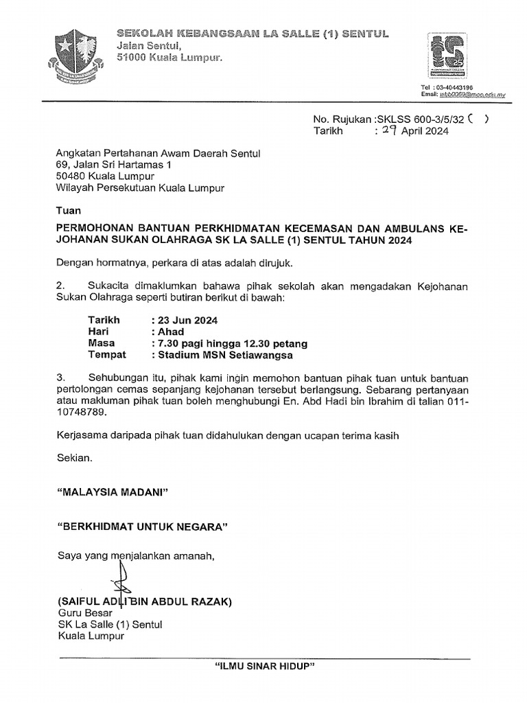 Surat Jpam | PDF