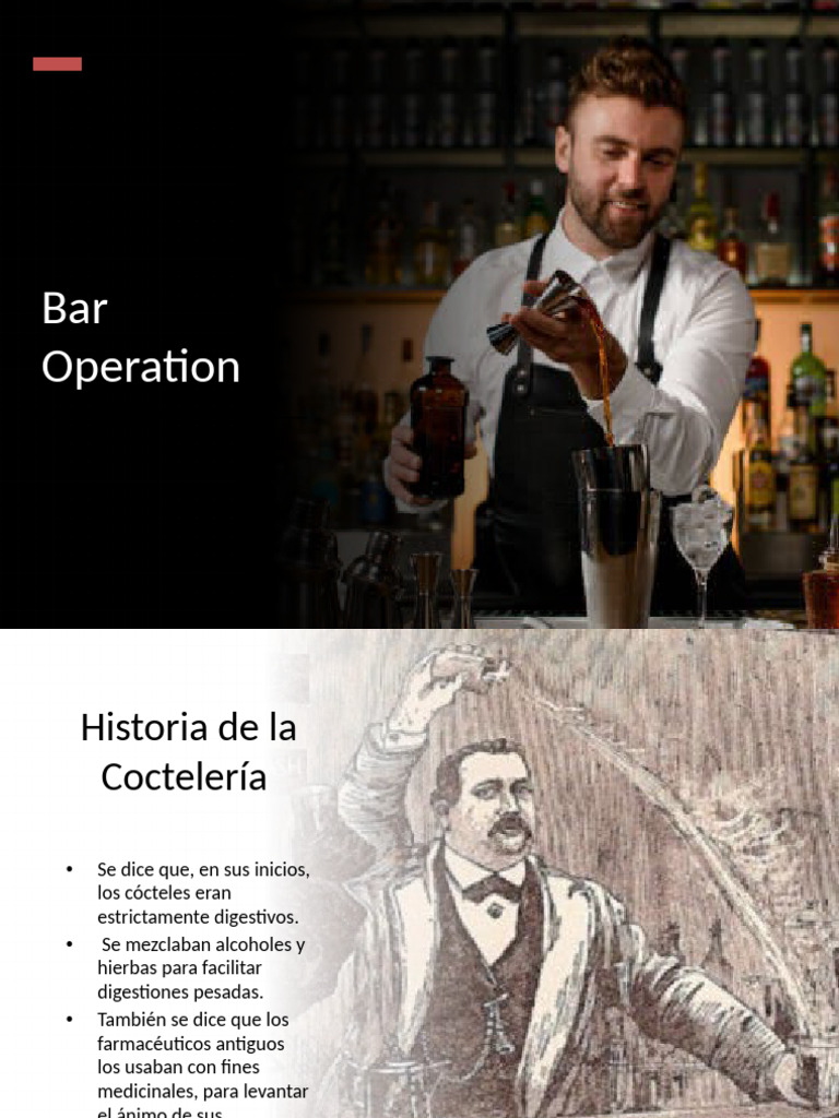 Bar Operations | PDF | Cócteles | Bebida