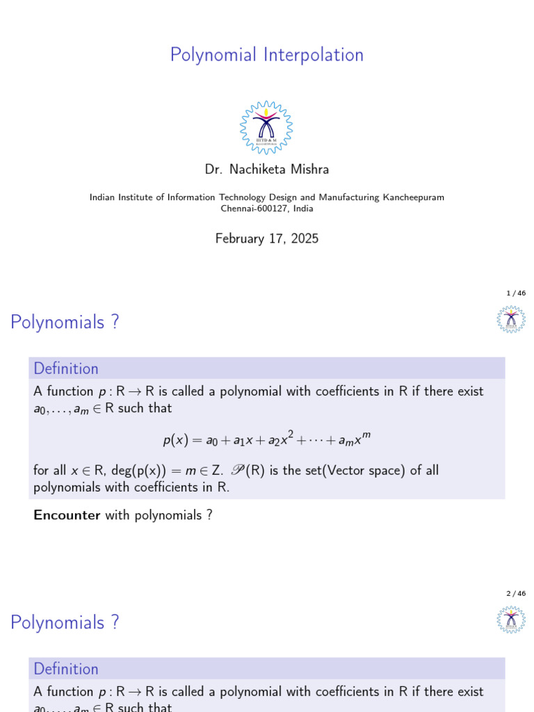 Interpolation | PDF | Mathematics | Mathematical Analysis