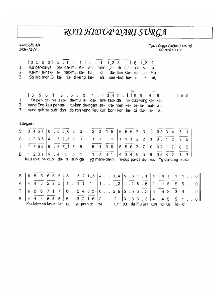 Roti Hidup Dari Surga | PDF