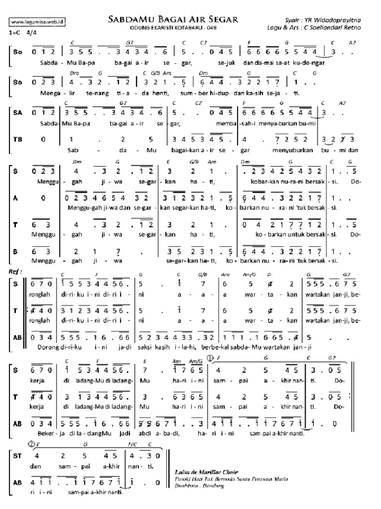 Sabdamu Bagi Air Segar | PDF