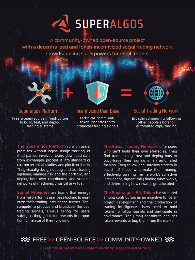 Superalgos One Pager | PDF