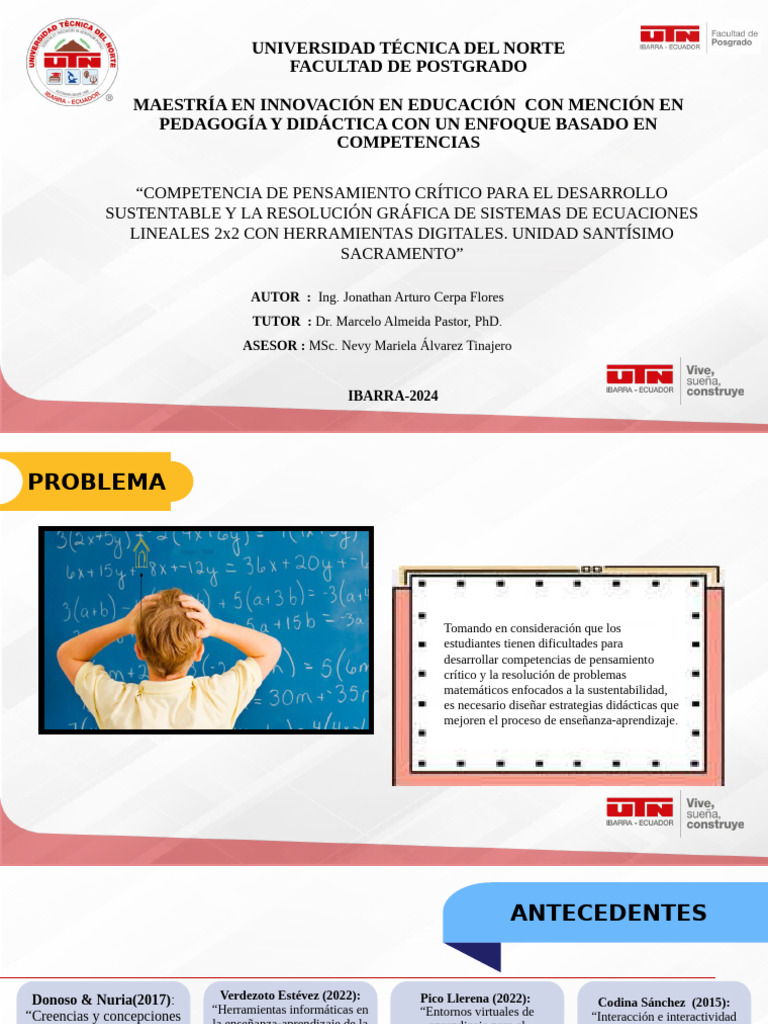 DEFENSA Jonathan Cerpa | PDF | Ecuaciones | Enseñando