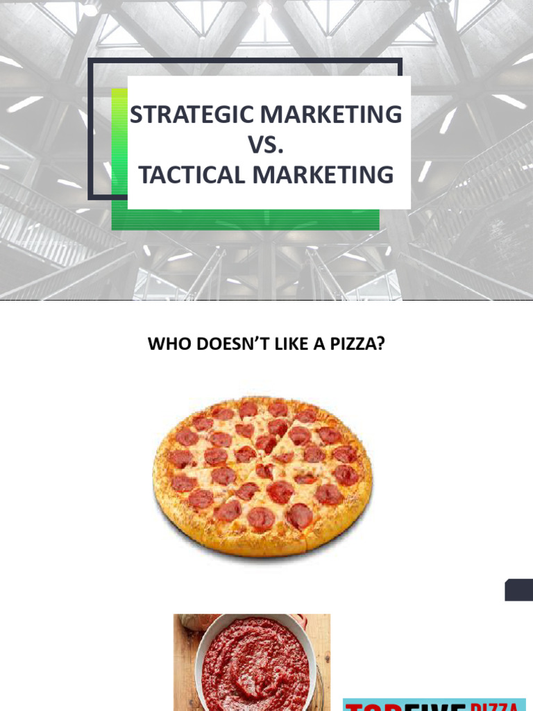 Strategic vs. Tactical Marketing Guide | PDF | Marketing Strategy ...