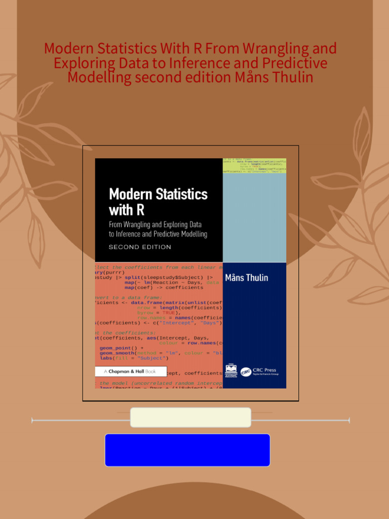 Download Modern Statistics With R From Wrangling And Exploring Data To Inference And Predictive