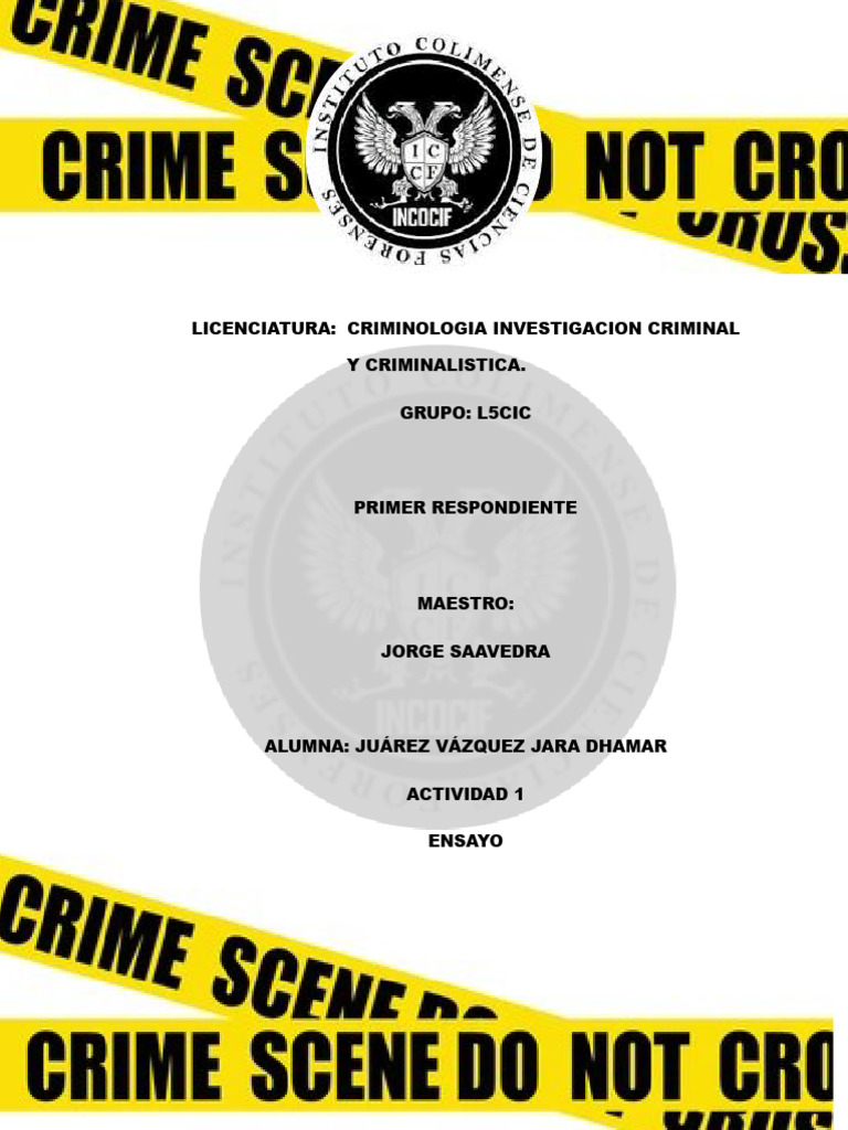 Ensayo 1 PPR | PDF | Policía | Crímenes