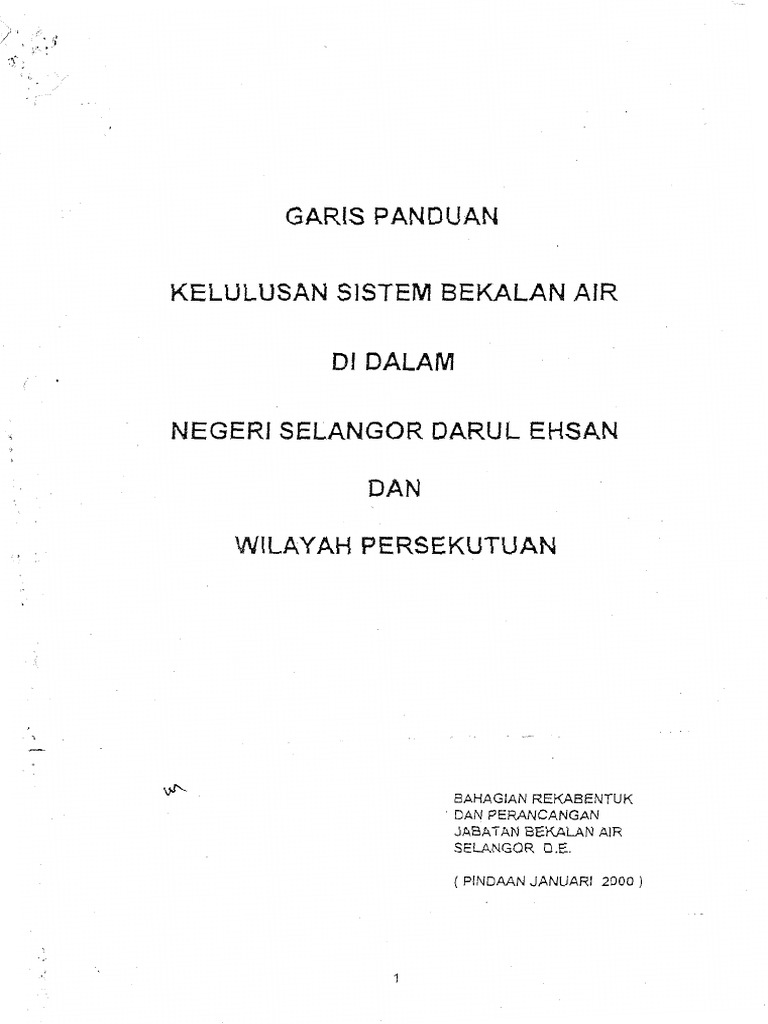 SYABAS-Water Supply Guides | PDF