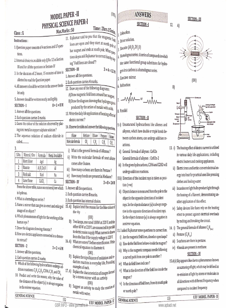 Physics Model Paper 2 UTF 2025 | PDF