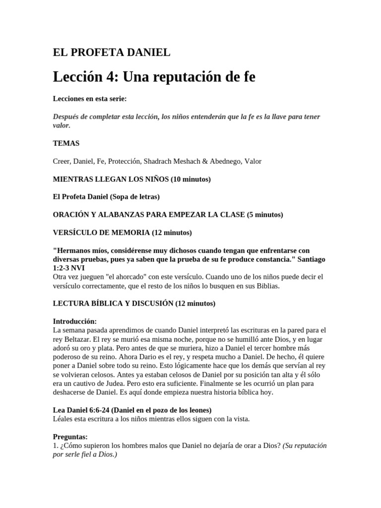 El Profeta Daniel | PDF | Daniel (figura bíblica) | Biblia