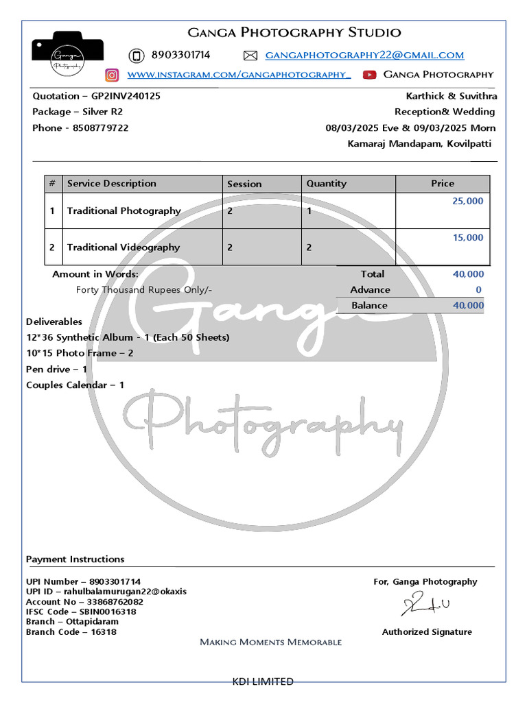 Karthick - GP2INV240125 | PDF