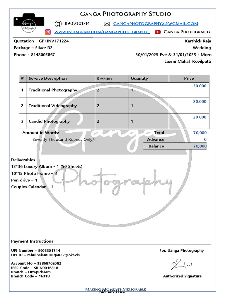 Karthick Raja - GP1INV171224 | PDF