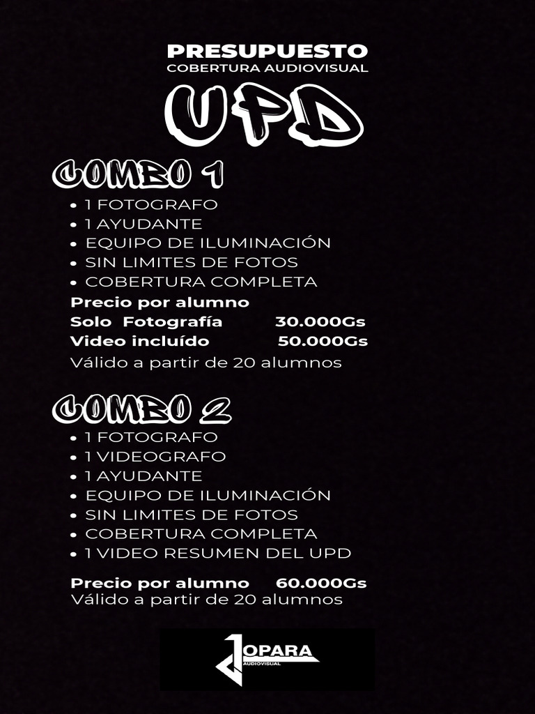 Presupuesto Upd | PDF