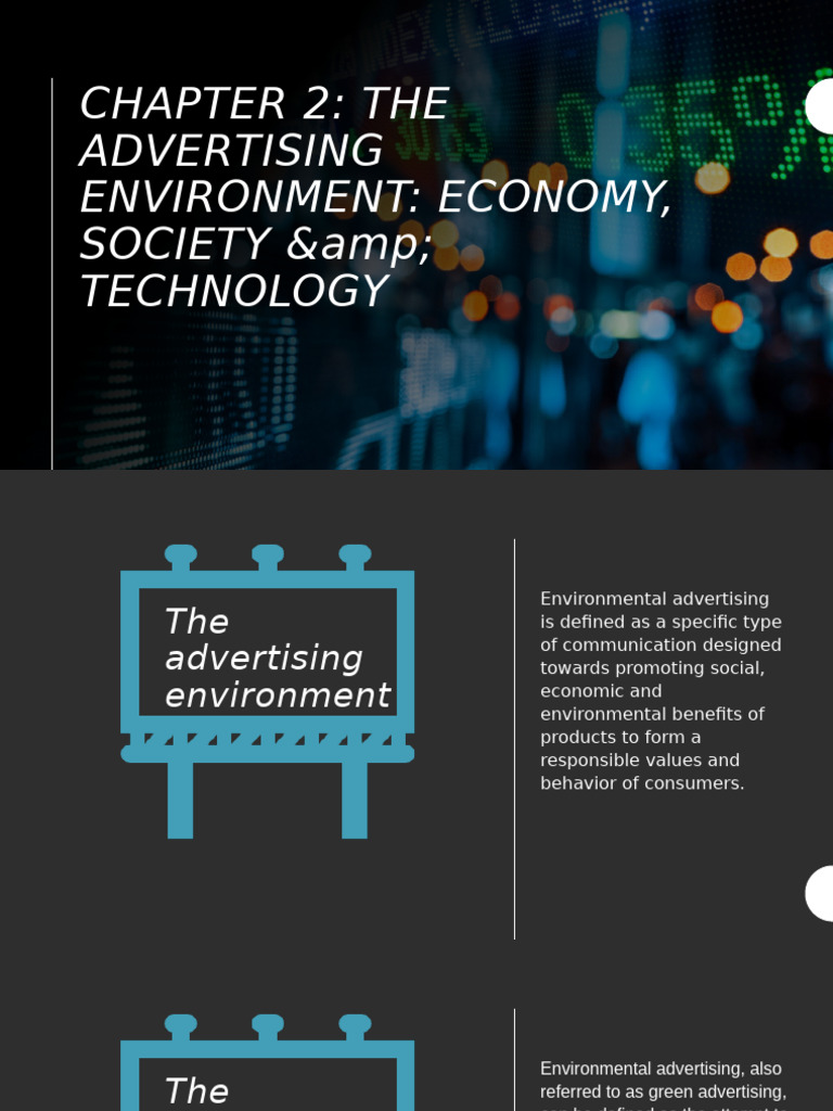 Advertising Environment: Economy & Society | PDF | Advertising | Marketing