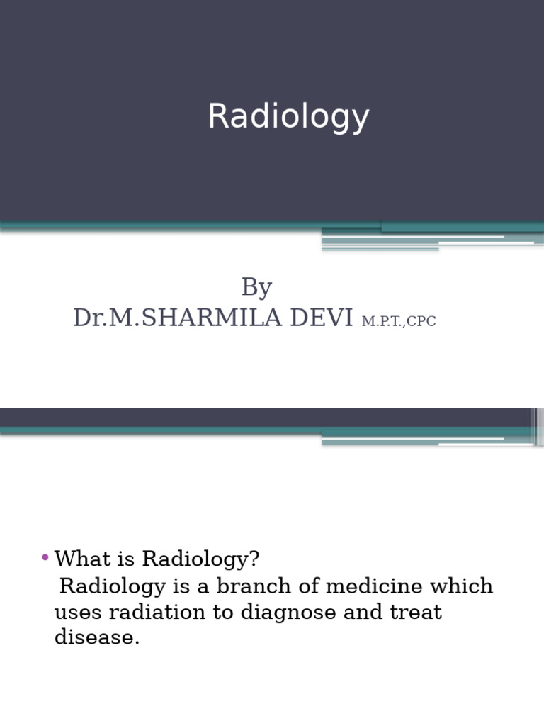Radiology | PDF | Radiology | Medical Imaging
