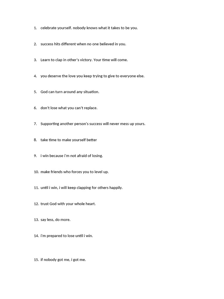 Empowering Life Lessons for Success | PDF