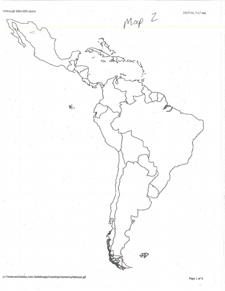 Latin Am Map | PDF