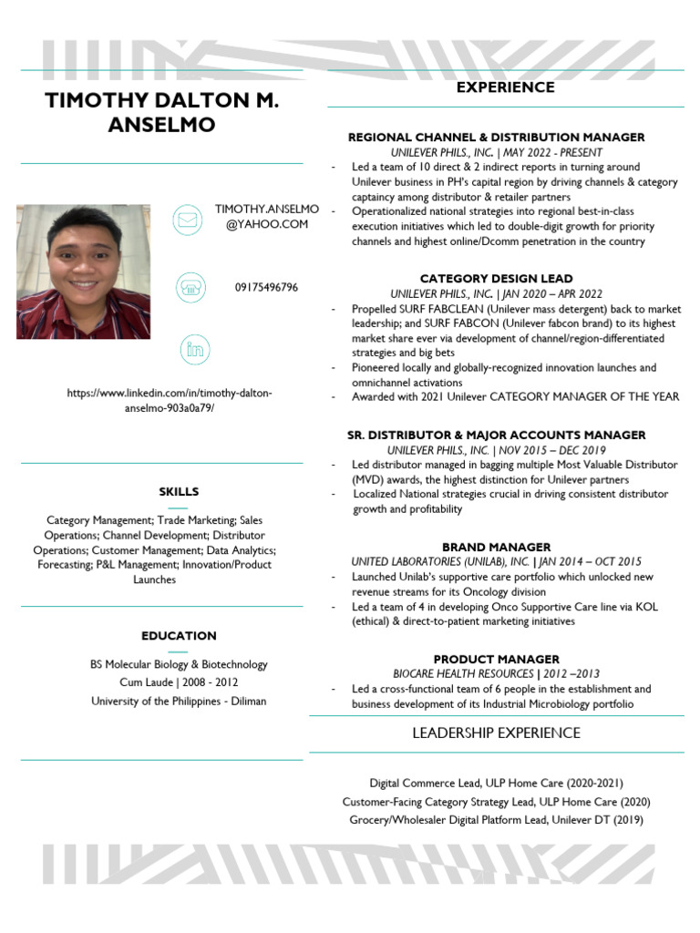 Unilever Channel & Distribution Expert | PDF | Service Industries ...