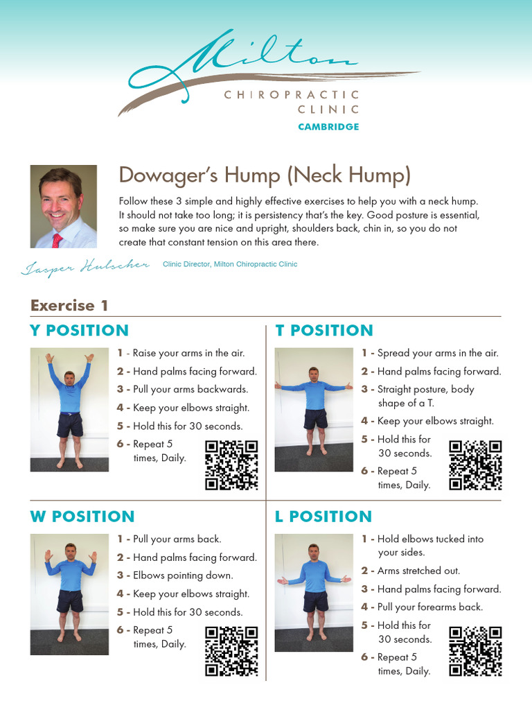 Exercise Sheet Example Neck Hump V4 | PDF | Elbow | Arm