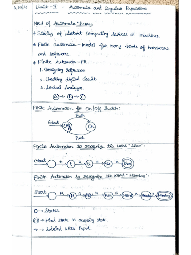 Theory of Computation | PDF