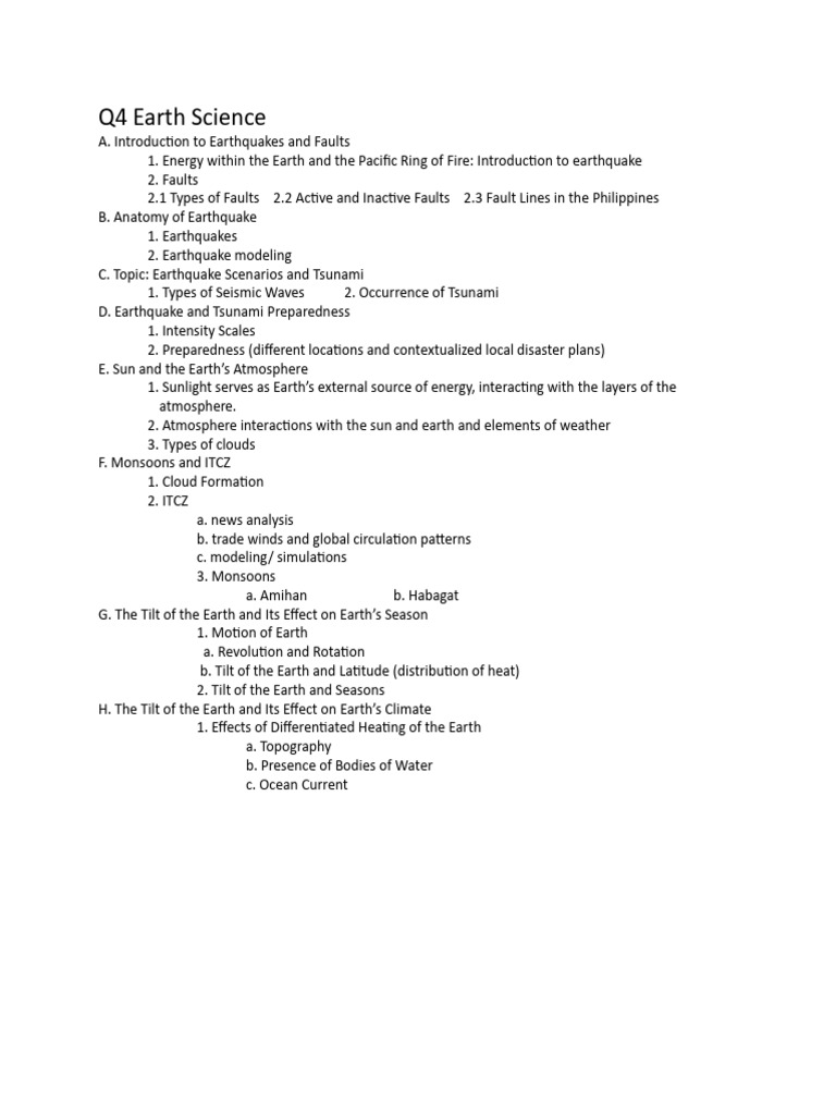 Earthquakes, Tsunamis, and Climate Insights | PDF