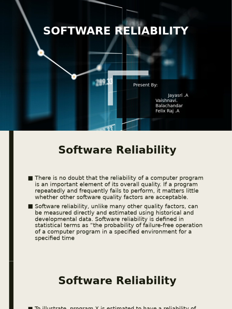 Understanding Software Reliability Metrics | PDF | Reliability Engineering