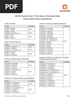 ND-Series Lock Templates Overview | PDF