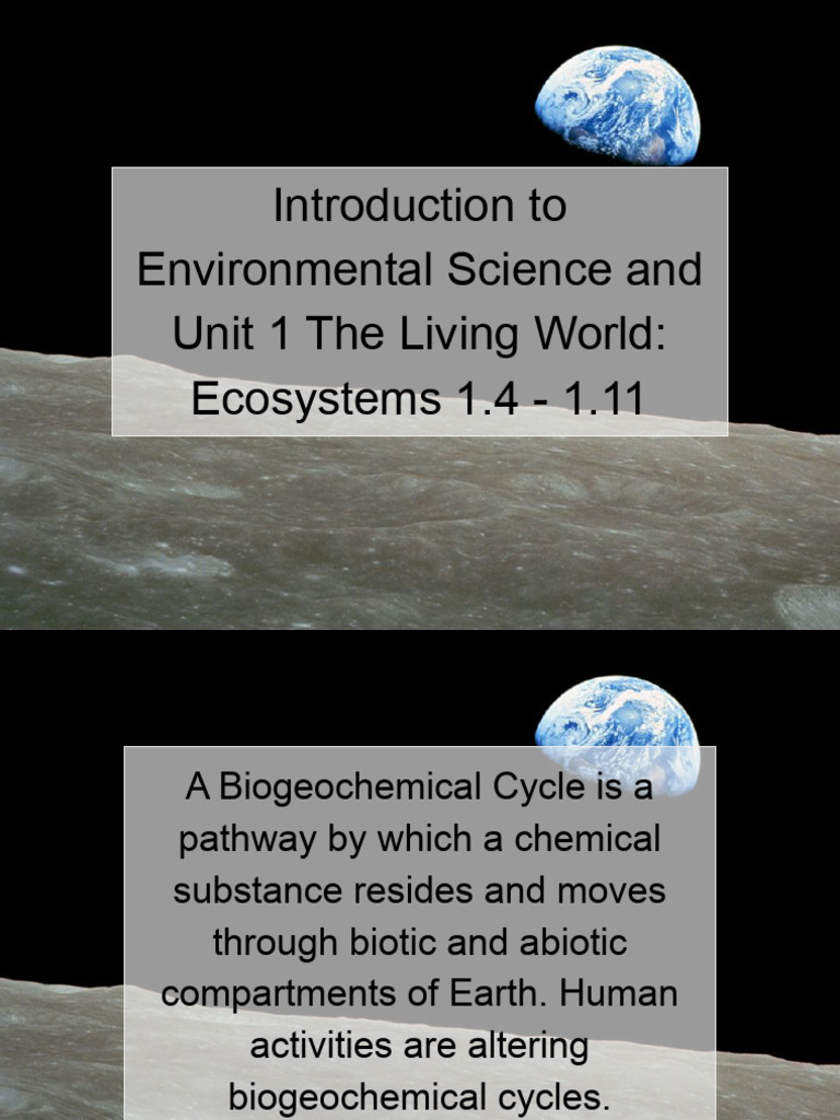 Unit 1 The Living World - Ecosystems 1.4 - 1.11 | PDF | Primary ...