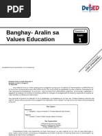 Tos Values Education Grade 8 3rd Quarter | PDF