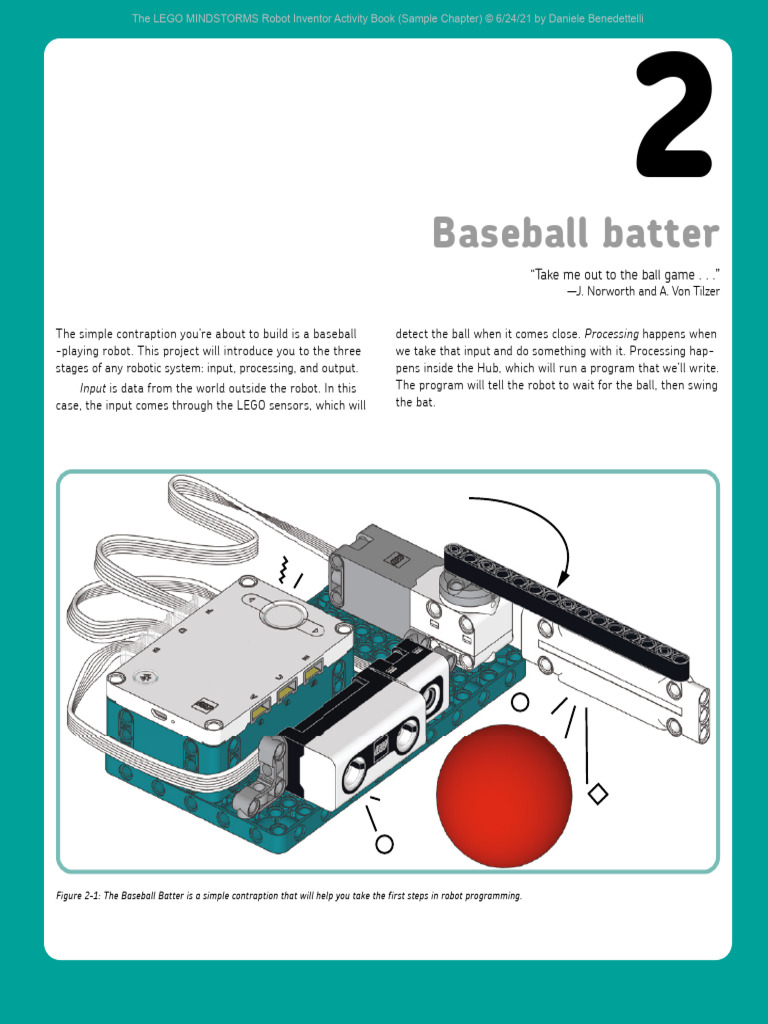 Build a LEGO Baseball Batter Robot | PDF | Computing