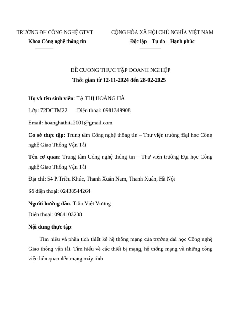 Mau de Cuong Thuc Tap TQN | PDF