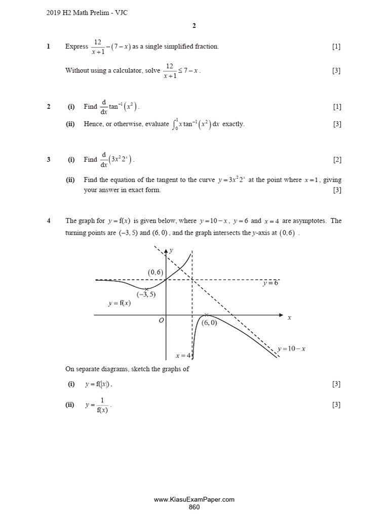 JC2 Maths H2 2019 Victoria | PDF | Email Spam | Linear Regression