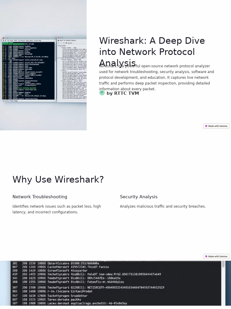 Wireshark A Deep Dive Into Network Protocol Analysis Pdf Computer Network Transmission