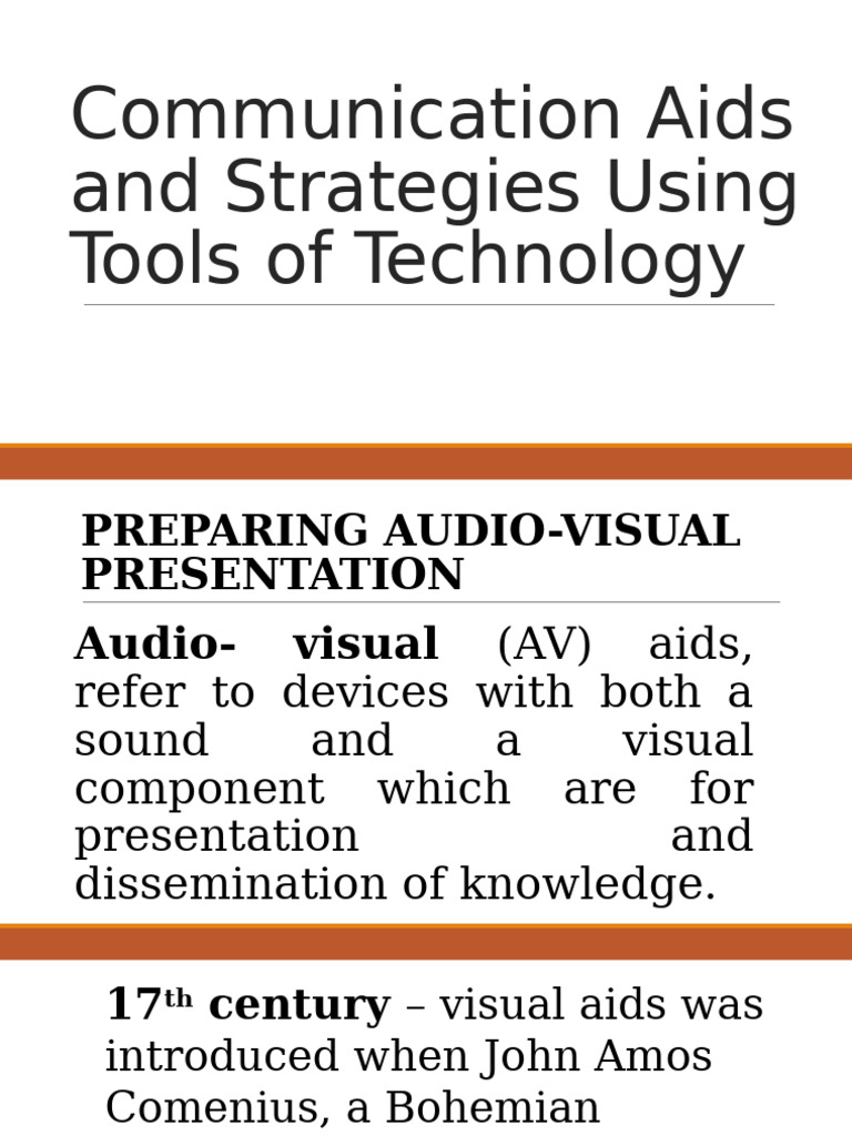 Communication Aids and Strategies Using Tools of Technologhy (6) 072835 ...