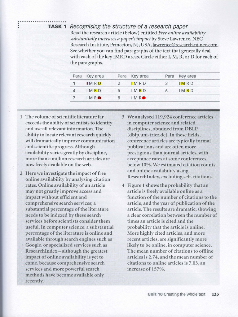 Research Paper Structure Analysis Guide | PDF | Academic Publishing ...