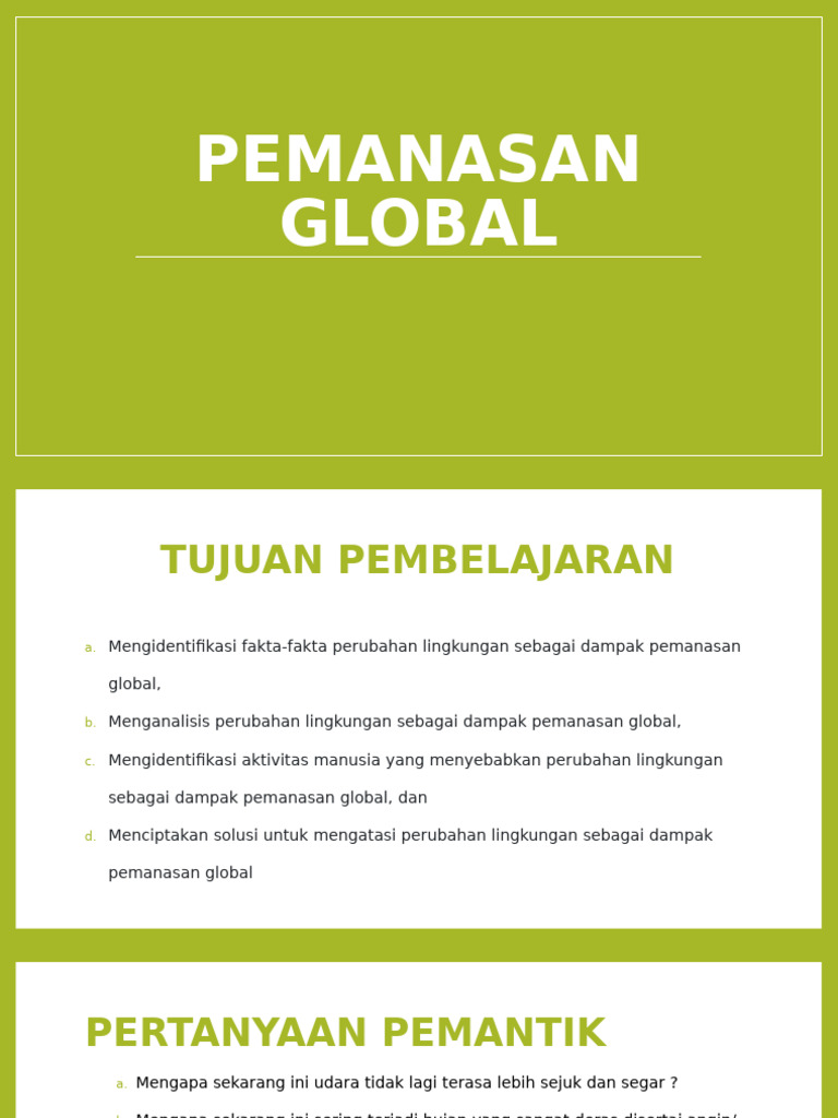 Pemanasan Global Eli Sofiati | PDF