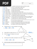 Grade8 Math Worksheet Congruency Similarity Scale | PDF