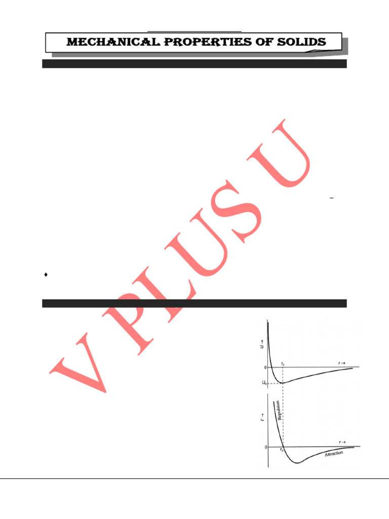 7th-Chapter-Mechanical Properties of Solids | PDF | Deformation (Engineering) | Elasticity (Physics)