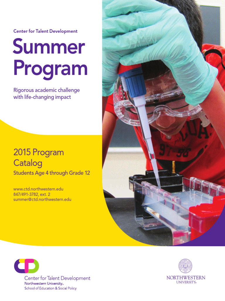 CTD Northwestern - Catálogo de Verão | PDF | Advanced Placement | Robot