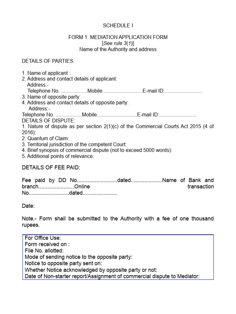 Forms - Commercial Court Rules and Forms | PDF | Justice | Crime & Violence