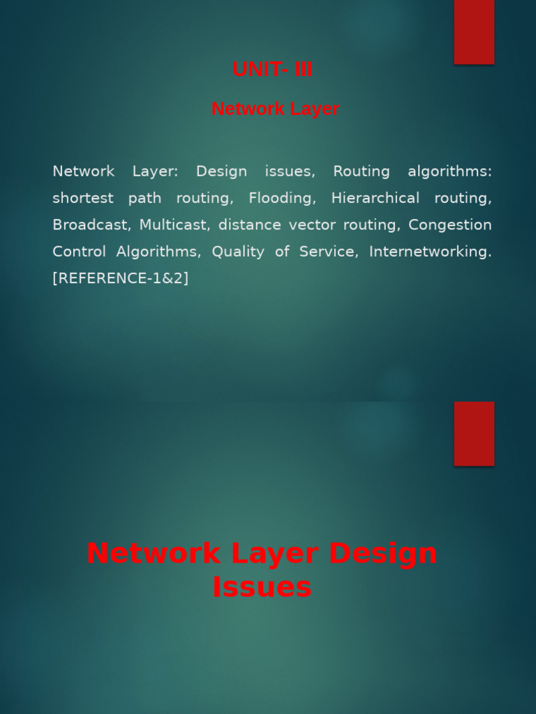 Unit 3 CN | PDF | Routing | Computer Network